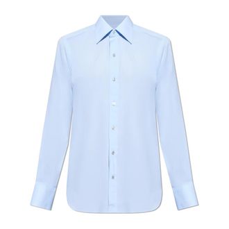 Tom Ford Klassisches Hemd - - Shirts - Herren - Blau - L