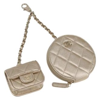Chanel Portefeuille Vintage Pre-owned - Femme - Pre-owned - Jaune - Taille: ONE Size