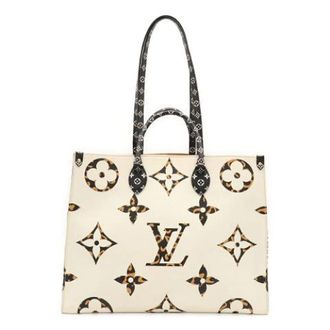 Louis Vuitton Pre-owned OnTheGo Monogram 2way Tote Bag - - Pre-owned - Damen - Beige - ONE SIZE