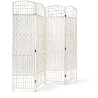 Relaxdays Relaxdays - Paravent, hlp 179 x 180 x 2 cm, séparateur pliable, 4 panneaux, protège de la lumière, bambou, marron