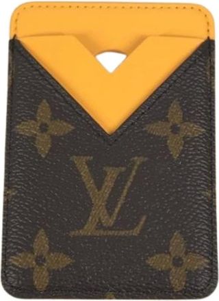 Louis Vuitton unisex, Pre-owned, Jaune, Taille: ONE Size Portefeuille en Toile Pre-owned