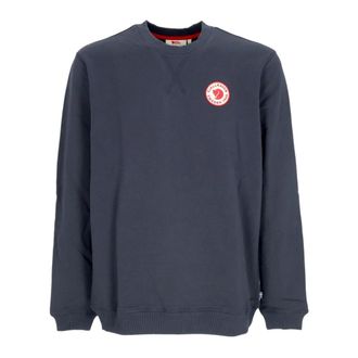 Fj&auml;llr&auml;ven Homme, Sweatshirts et sweats &agrave; capuche, Bleu, Taille: L SweaT-shirt col rond avec logo 1960 Bleu marine fonc&eacute;