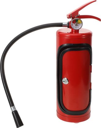 BESPORTBLE Veemoon Feuerl&ouml;scher Weinbox Spirituosen Aufbewahrung mit Glasfach Kreative Weinhalterung f&uuml;r Feuerwehrleute und Weinliebhaber Dekorative Minibar f&uuml;r 