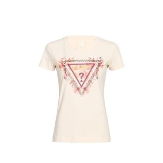 Guess drucken Sie t -Shirt - Beige