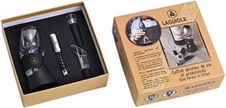 Laguiole Weinbelüfterbox und 3 Zubehörteile