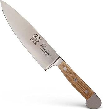 Gude Solingen - kleines Kochmesser geschmiedet, 16 cm, Fasseichenholz, ALPHA FASSEICHE, K&uuml;chenmesser, Doppelkropf, Handmade Germany