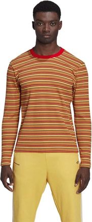 adidas Homme, Tops, Orange, Taille: S Tee-shirt &agrave; Rayures Wales Bonner Collaboration