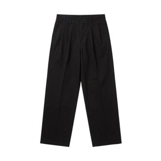 Department Five Whisky Pantaloni Chino Loose Doppia Pence - - Trousers - Herren - Schwarzk - W32