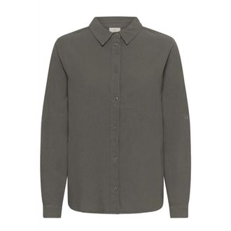 Kaffe Kanaya Kurze Hemd - - Blouses & Shirts - Damen - Grau - XL