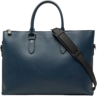 Louis Vuitton Pre-owned Anton Soft Briefcase - Homme - Pre-owned - Bleu - Taille: ONE Size