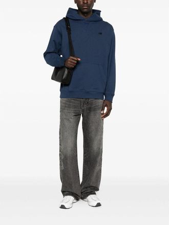 New Balance Cotton Hooded Hoodie - Navy