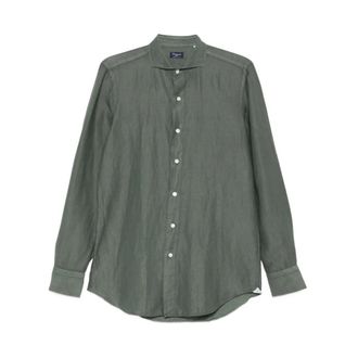 Finamore Milano Shirt - - Shirts - Herren - Gr&uuml;n - S