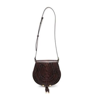 Chlo&eacute; Sac effet croco Marcie en cuir de veau