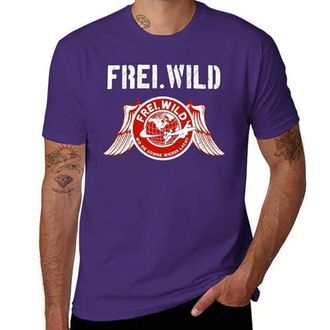 Generic Frei.Wild WDSWL Retro T-shirt pour homme, Style violet, 3XL