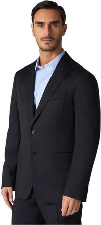 Brooks Brothers Homme, Vestes, Bleu, Taille: 4XL Veste Blazer Classique en Laine Vierge Drop 6 Enti&egrave;rement Doubl&eacute;e