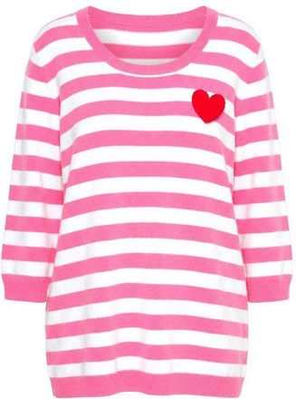 Miamoda Strickpullover Strickshirt Komfort Fit Ringel