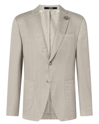 Joop Teilgef&uuml;ttertes Leinensakko mit Baumwolle und Stretch, Slim Fit in