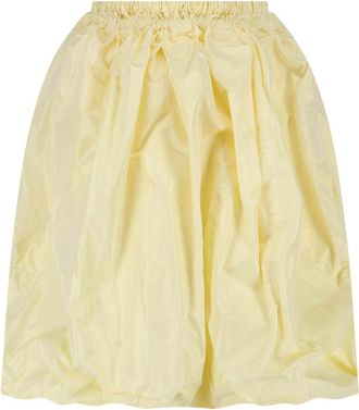 Prada Curled Midi Skirt