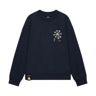 Flower Mountain Bakin-One Baumwollpullover - - Sweatshirts & Hoodies - Herren - Blau - L