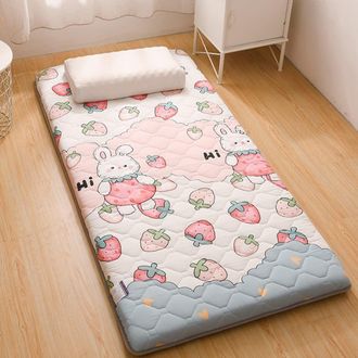 Generic Japanische Futonmatratzen Koreanische Bodenmatratze Zum Schlafen F&uuml;r Kinder Tatami-Matte Aufrollen rutschfeste Matratzenauflage Faltbare Isomatte Schl
