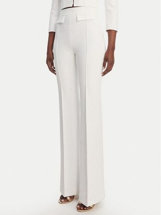 Elisabetta Franchi Stoffhose PA-171-61E2-V320 Wei&szlig; Regular Fit