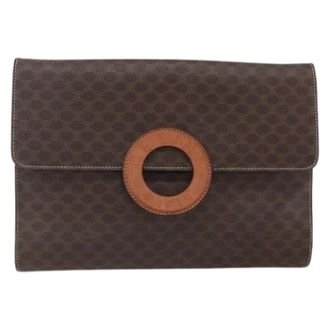 Celine Sac bandouli&egrave;re vintage Pre-owned - Femme - Pre-owned - Brun - Taille: ONE Size