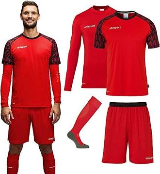 Uhlsport Uhlsport Reaction Set De Gardien De But Enfants - Rouge / Noir | Taille: 164