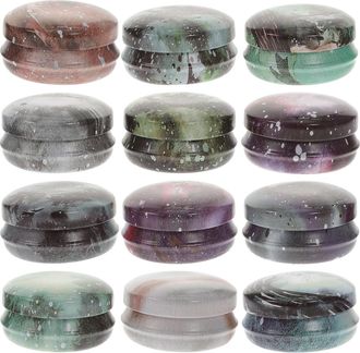 Pretyzoom IMIKEYA 12 St&uuml;ck Kleine Runde Kerzendosen aus Metall Auslaufsichere Selbstgemacht Kerzengl&auml;ser Schmuckbeh&auml;lter Vielseitige Aufbewahrung f&uuml;r Bastelzube