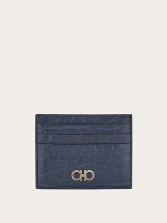 Ferragamo Herren Gancini Kreditkartenetui Blau