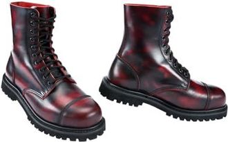 Brandit Homme Rub Off Phantom 10 Eyelett Boots Rangers, Rouge Bourgogne, 46 EU