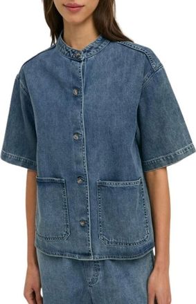 Yerse Yerse, Femme, Blouses et Chemises, Bleu, Taille: 38 FR Giacca