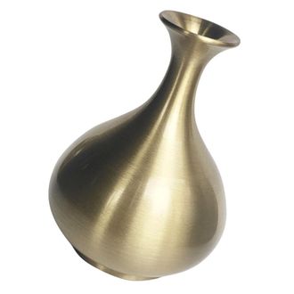 Healifty Kleiner Messing Vase f&uuml;r Blumen Tischdeko Antike Metallvase f&uuml;r Zuhause Dekorative Blumenhalter Winzige Vasenornament