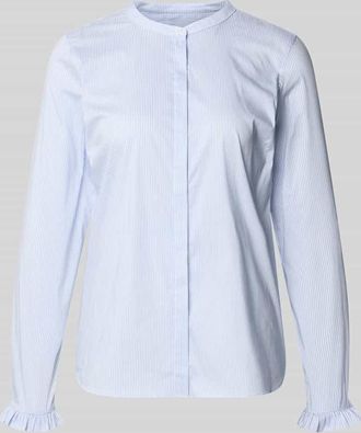 Mos Mosh Bluse mit Mao-Kragen und R&uuml;schen&auml;rmeln Modell Mattie
