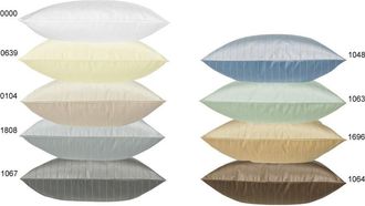 Curt Bauer Ferrara 2452 Mako-Brokat-Damast Kissenbezug 40x80 1808-perlgrau