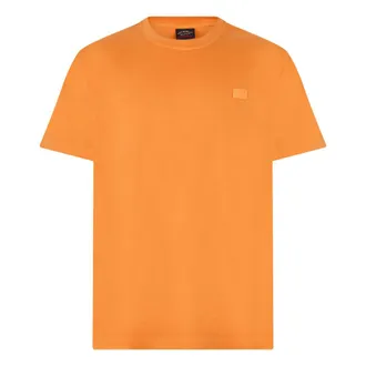 Paul & Shark Homme, Tops, Orange, Taille: S T-shirt &agrave; manches courtes