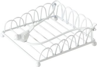 Boltze Serviettenhalter 2-er Set Eisen Weiss