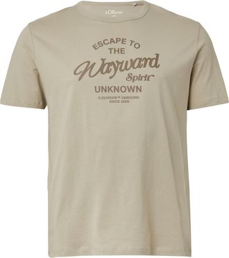 s.Oliver Herren T-Shirt 2174166 Brown 5XL