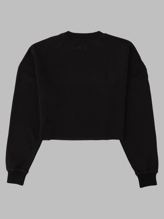 Diesel Logo Scuba Crop Top - Black