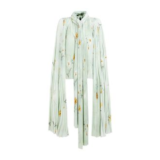 Balenciaga Gebl&uuml;mte Bluse - - Blouses & Shirts - Damen - Mehrfarbig - 2XS