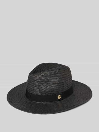 HUGO BOSS Strohhut mit Label-Applikation Modell Ysabel