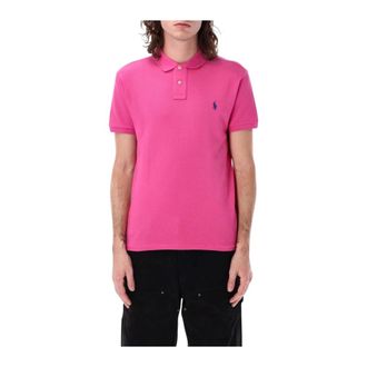 Polo Ralph Lauren Homme, Tops, Rose, Taille: S Polo Coupe Ajust&eacute;e Personnalis&eacute;e