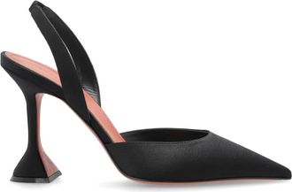 Amina Muaddi Femme, Chaussures, Noir, Taille: 37 EU Holli Sling 95