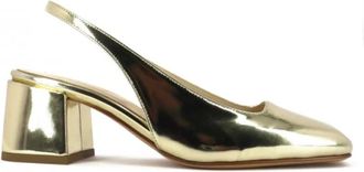 Anna F. Femme, Chaussures, Jaune, Taille: 38 EU Slingback