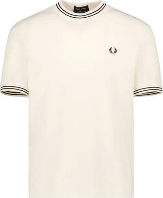 Fred Perry Herren T-Shirt beige Baumwolle