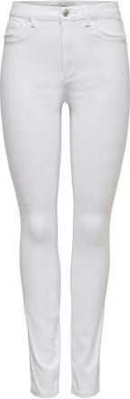 Only NOS Onlroyal Hw SK Jeans White Noos, Jean Skinny Femme, Blanc (White White), L x 32