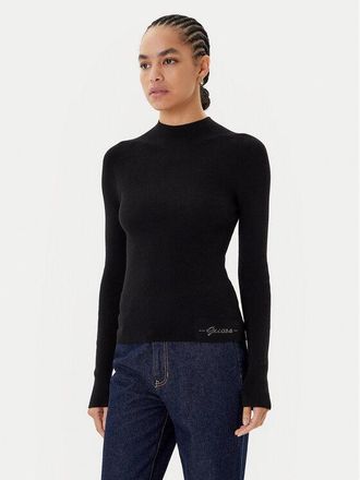 Guess Rollkragenpullover W5BR15 Z3OW2 Schwarz Slim Fit