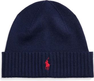 Ralph Lauren Mütze aus maschinenwaschbarer Merinowolle in