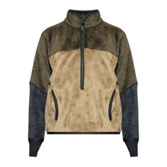 Moncler Polartec Sweatshirt - - Sweatshirts & Hoodies - Herren - Gr&uuml;n - L