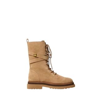 Twinset Schn&uuml;rstiefel - - Shoes - Damen - Beige - 40 EU
