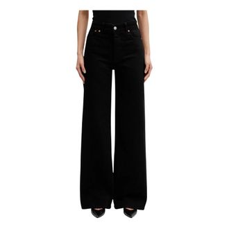 Our Legacy Treble Cut Wide Hosen - - Trousers - Damen - Schwarzk - W26